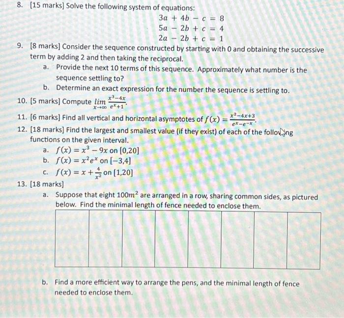 Solved 1. [ 2 marks] For the expression \\( 2(3 | Chegg.com