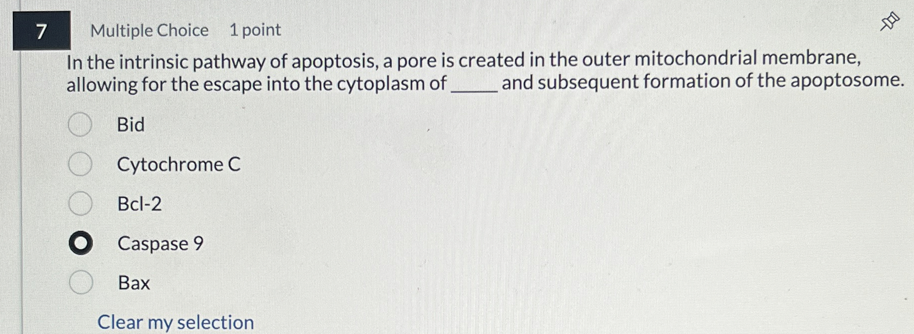Solved 7Multiple Choice1 ﻿pointIn the intrinsic pathway of | Chegg.com
