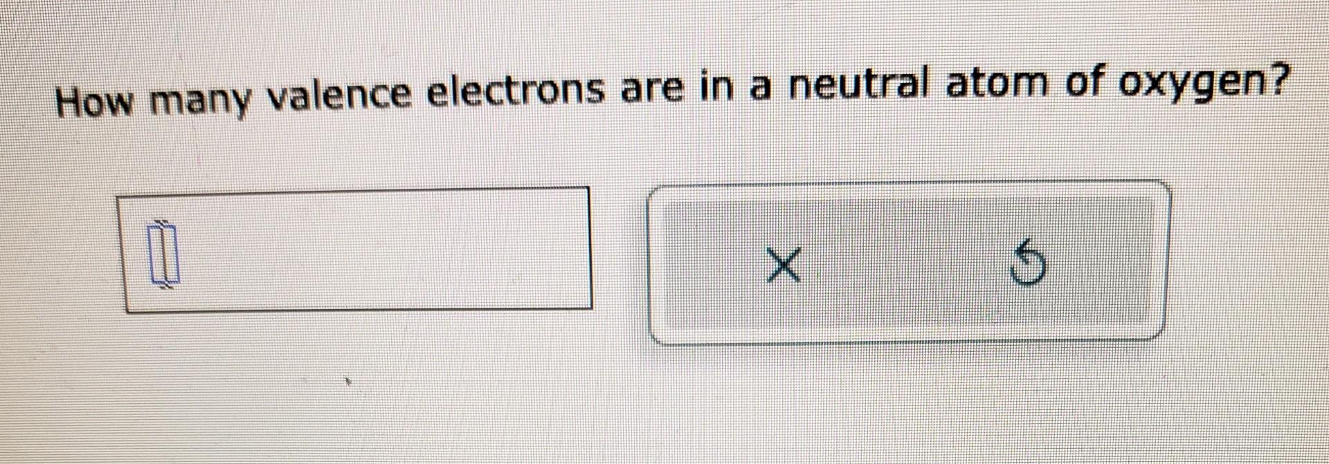 Solved How many valence electrons are in a neutral atom of | Chegg.com