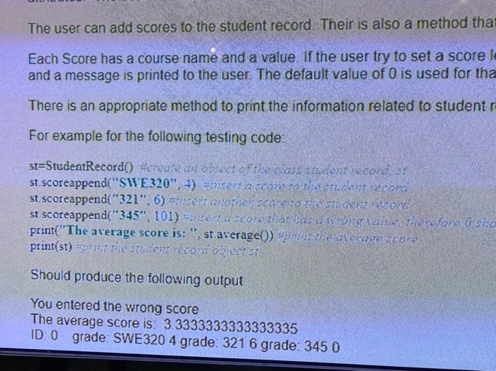 Solved Witie a python program such that There will be a | Chegg.com