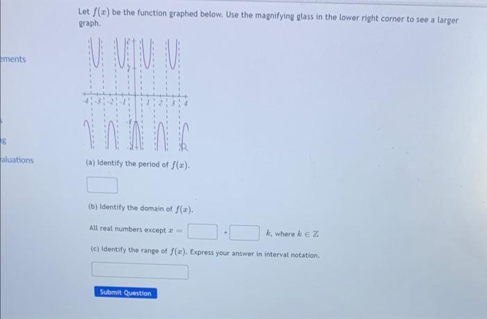 Solved Let f(x) be the function graphed below. Use the | Chegg.com