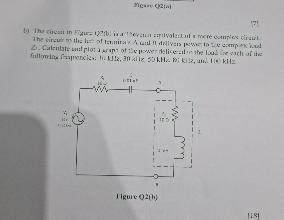 Solved Figure Q2(a)7b) ﻿The circuit in Figure Q2(b) ﻿is a | Chegg.com