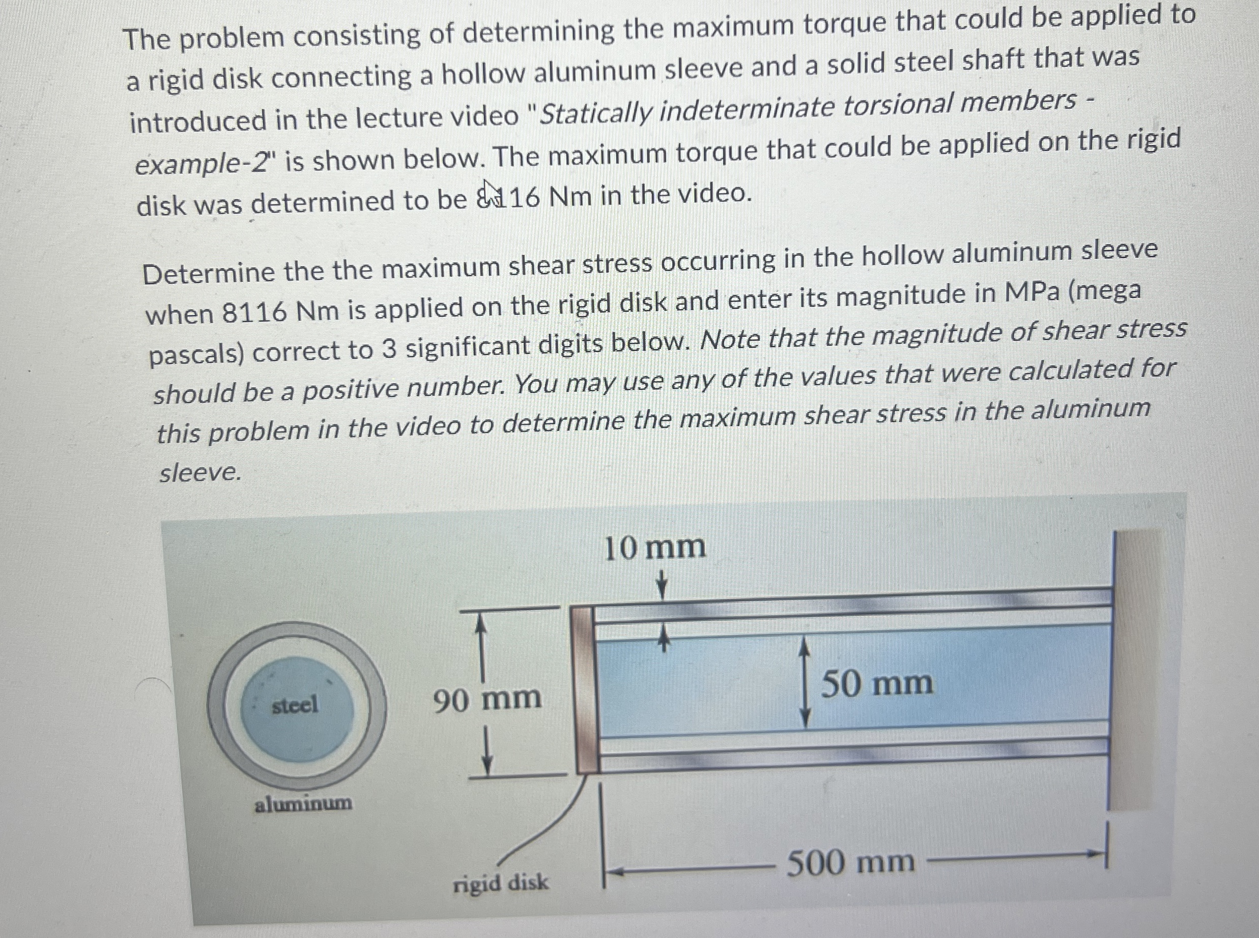 Solved The problem consisting of determining the maximum | Chegg.com