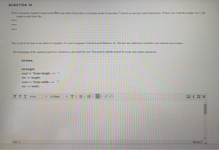 Solved QUESTION 33 An algorithm is A the part of the | Chegg.com