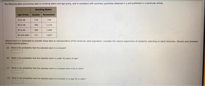 Solved The following table summartres duta en making status | Chegg.com