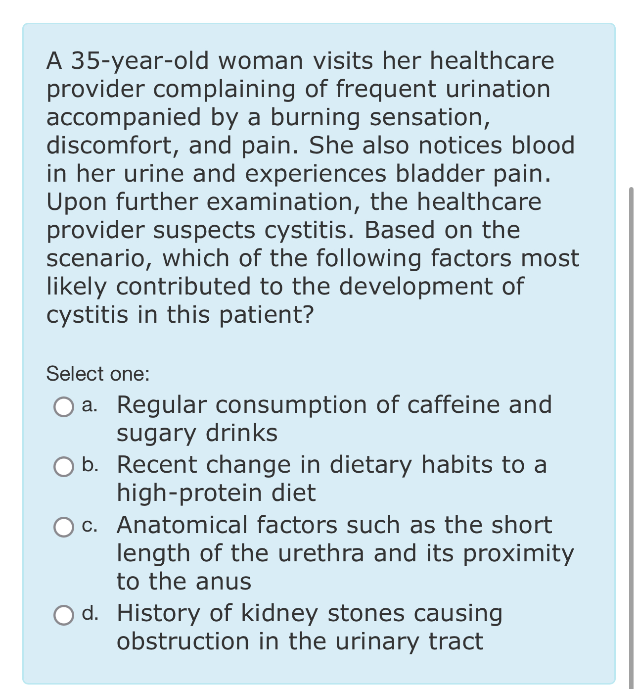 A 35-year-old woman visits her healthcare provider | Chegg.com