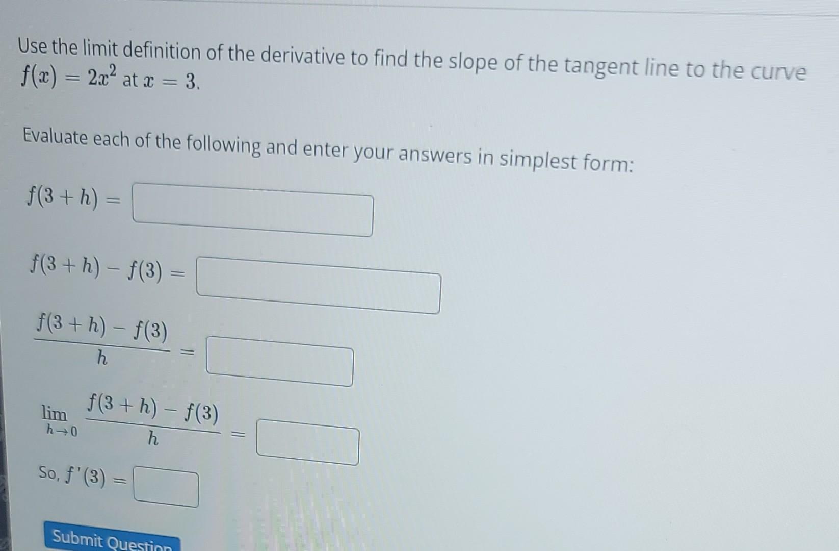 Solved Graph the function f(x)=−2x2 and draw the tangent | Chegg.com