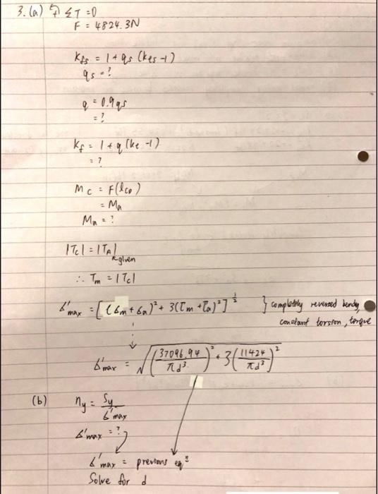 Solved QUESTION 3 [30 MARKS] The rotating solid steel shaft | Chegg.com