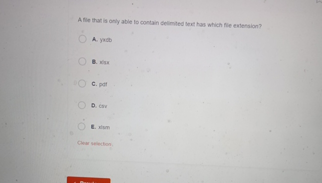 Solved A file that is only able to contain delimited text | Chegg.com