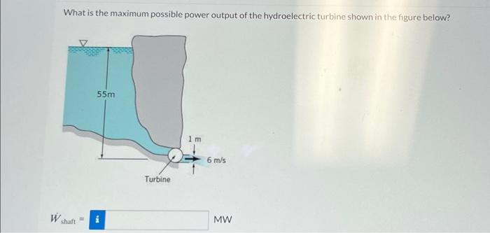 Solved What is the maximum possible power output of the | Chegg.com