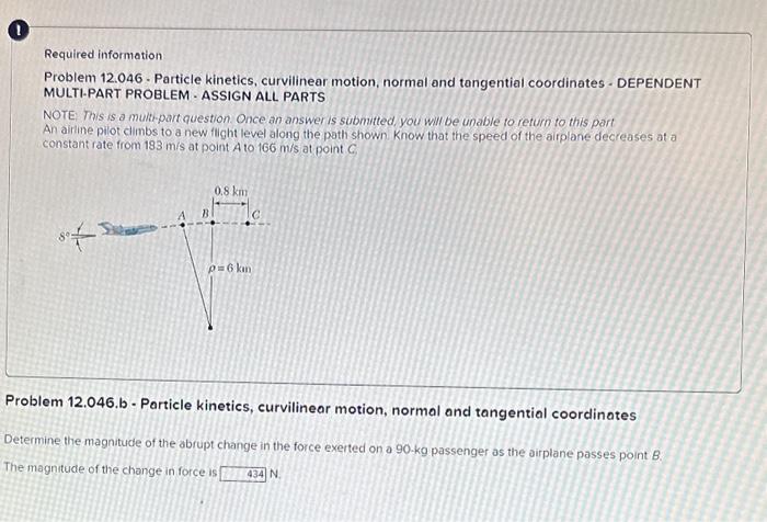 Solved Required information Problem 12.046. Particle | Chegg.com