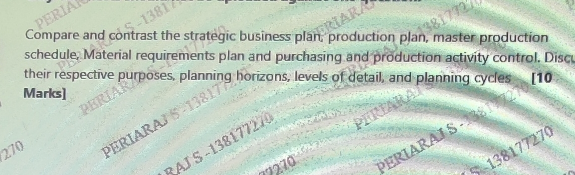 Solved Compare and contrast the strategic business plan, | Chegg.com