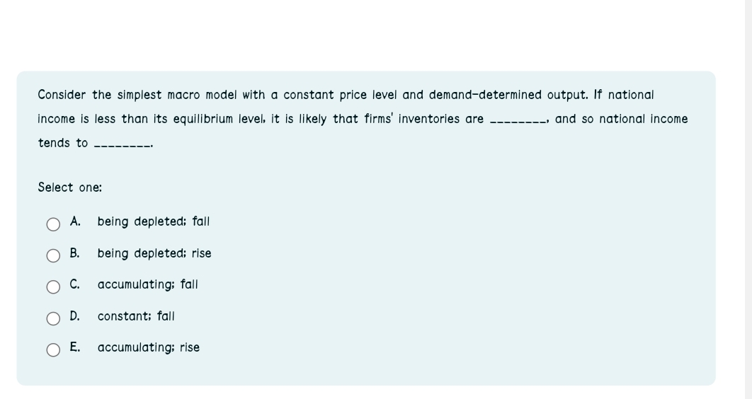 Solved Consider the simplest macro model with a constant | Chegg.com