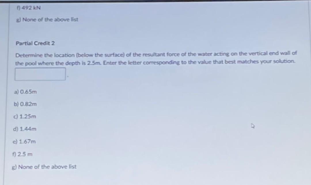 Solved Question 17 10 pts A swimming pool is 18m long and 7m | Chegg.com