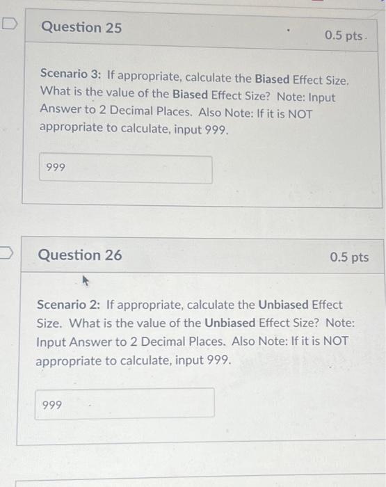 Solved Use following info for next 6 questions. Scenario 3: | Chegg.com