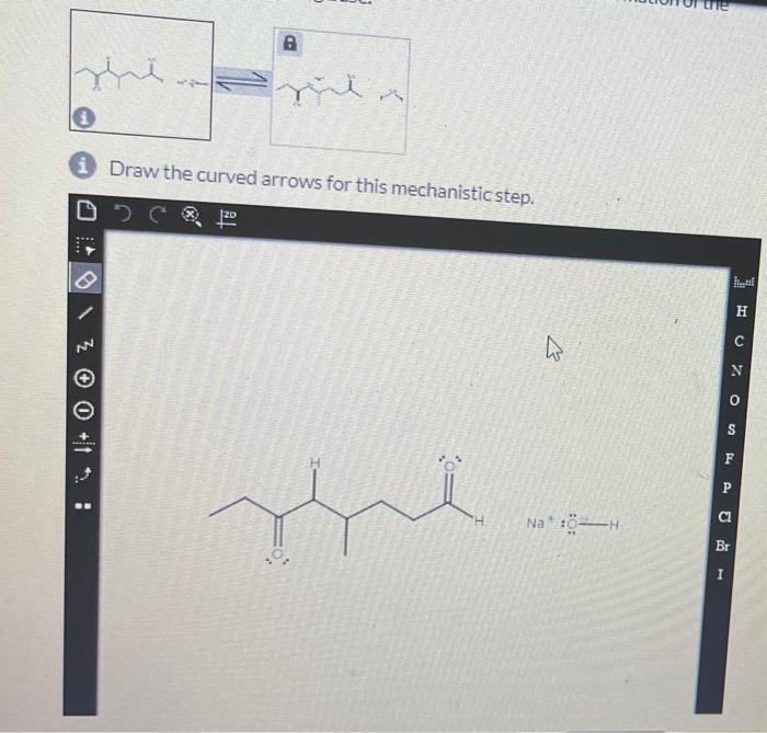 Solved (1) Draw the curved arrows for this mechanistic | Chegg.com