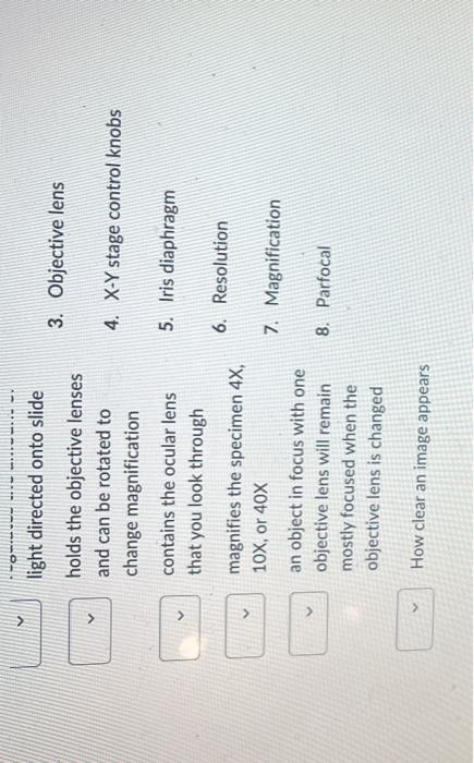 Solved Question 1 ( 8 points) Match the following Enlarges | Chegg.com