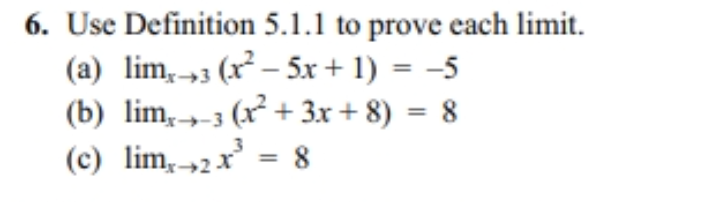 Solved 5.1.1 ﻿DEFINITION Let f:D→R ﻿and let c ﻿be an | Chegg.com