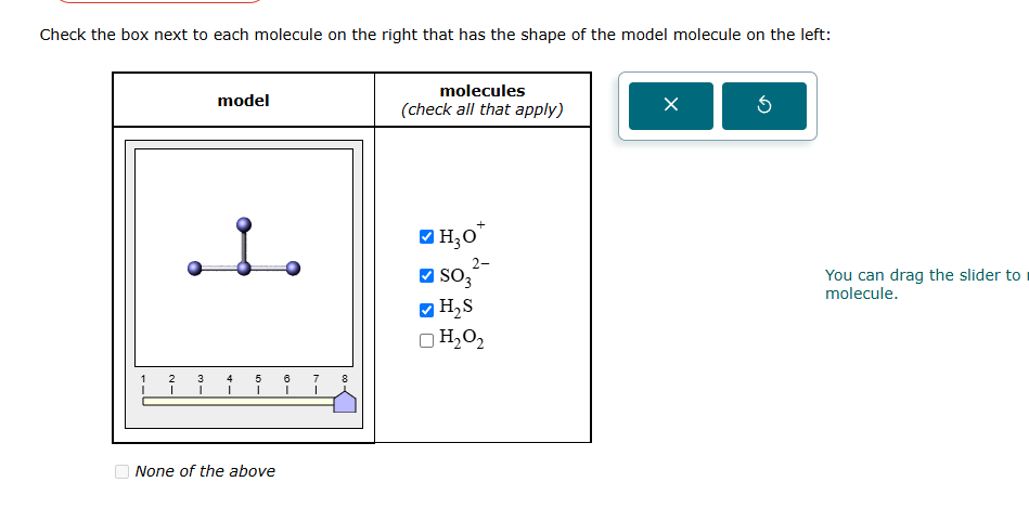 Solved by an EXPERT Check the box next to each molecule on the right that | Chegg.com