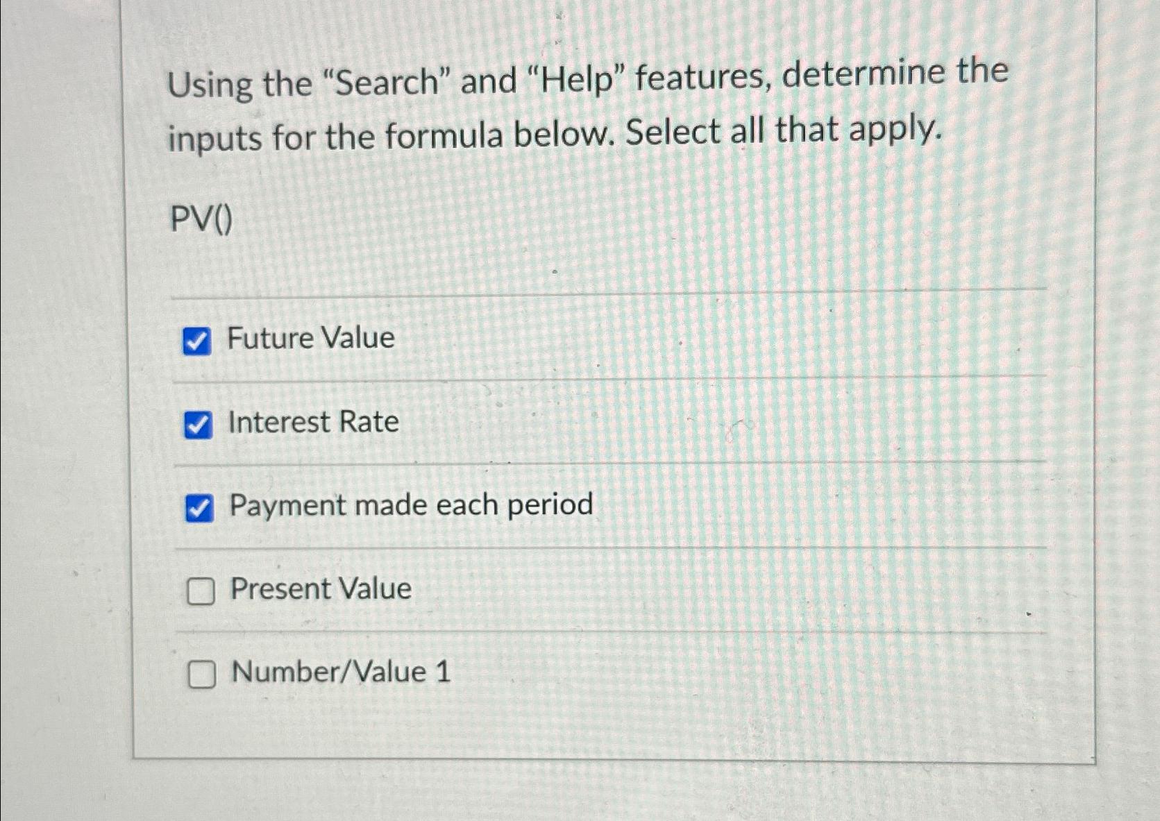 Solved Using the "Search" and "Help" features, determine the | Chegg.com