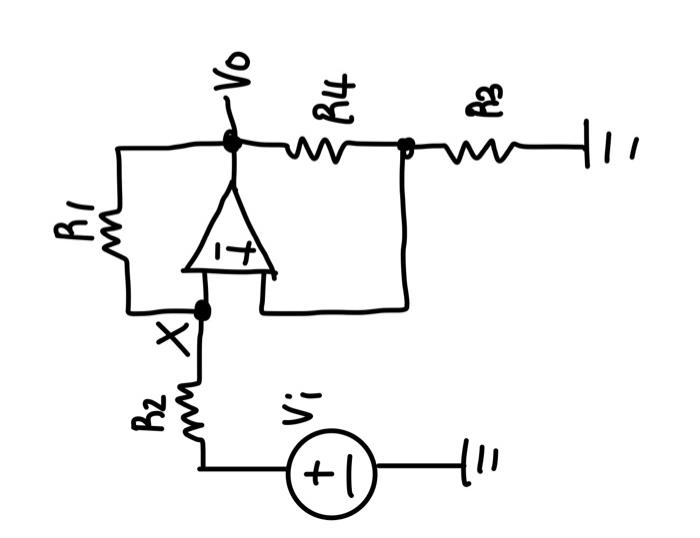 Solved Determine the closed-loop gain (Vo/Vi) of the circuit | Chegg.com