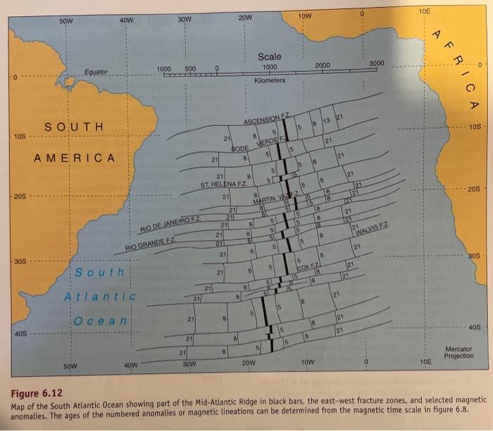 Solved Name Section Dote EXERCISE 2 B Spreading Rates on the | Chegg.com