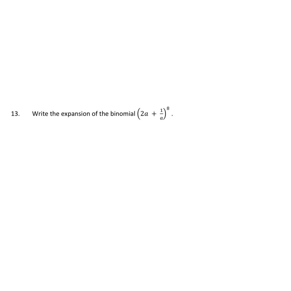 Solved Write the expansion of the binomial what is the | Chegg.com