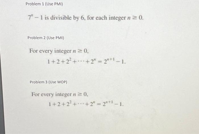 Solved Can you please solve this problem? Problem 1 (Use | Chegg.com