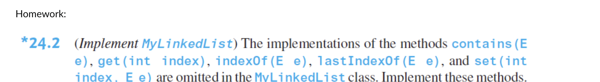 242 Implement Mylinkedlist the Implementations