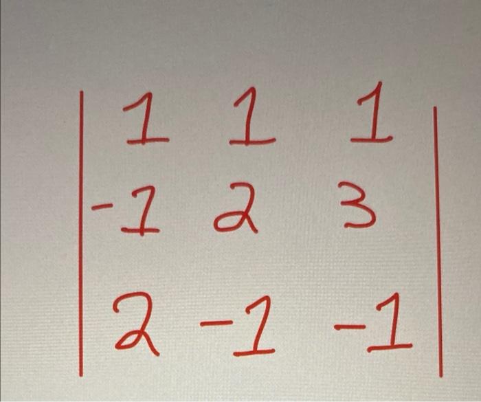 Solved Evaluate The Determinant Using Row Or Column