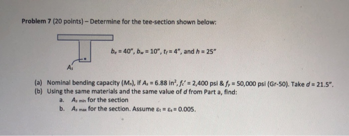 Solved Problem 7 (20 points) - Determine for the tee-section | Chegg.com