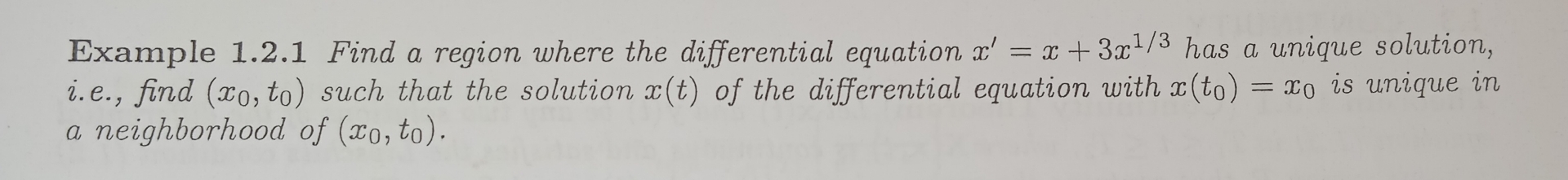 Solved Find a region where the differential equation | Chegg.com