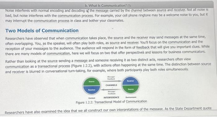 - Define communication and describe communication as | Chegg.com