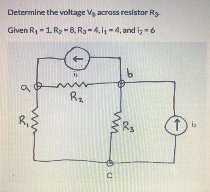 Solved Determine the voltage Vbd across resistor R2. Give R1 | Chegg.com