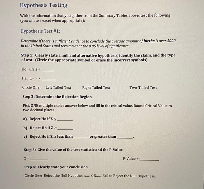 Provisional Number of Live Births, Deaths, Marriages | Chegg.com