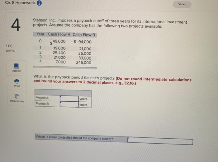 Solved Ch. 8 Homework Saved 4 Stenson, Inc., imposes a | Chegg.com Solved Ch. 8 Homework Saved 4 Stenson, Inc., imposes a | Chegg.com