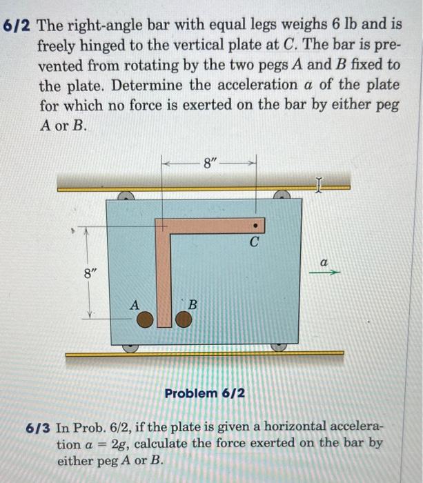 Solved please solve 6/3. you need 6/2 illustration to solve | Chegg.com