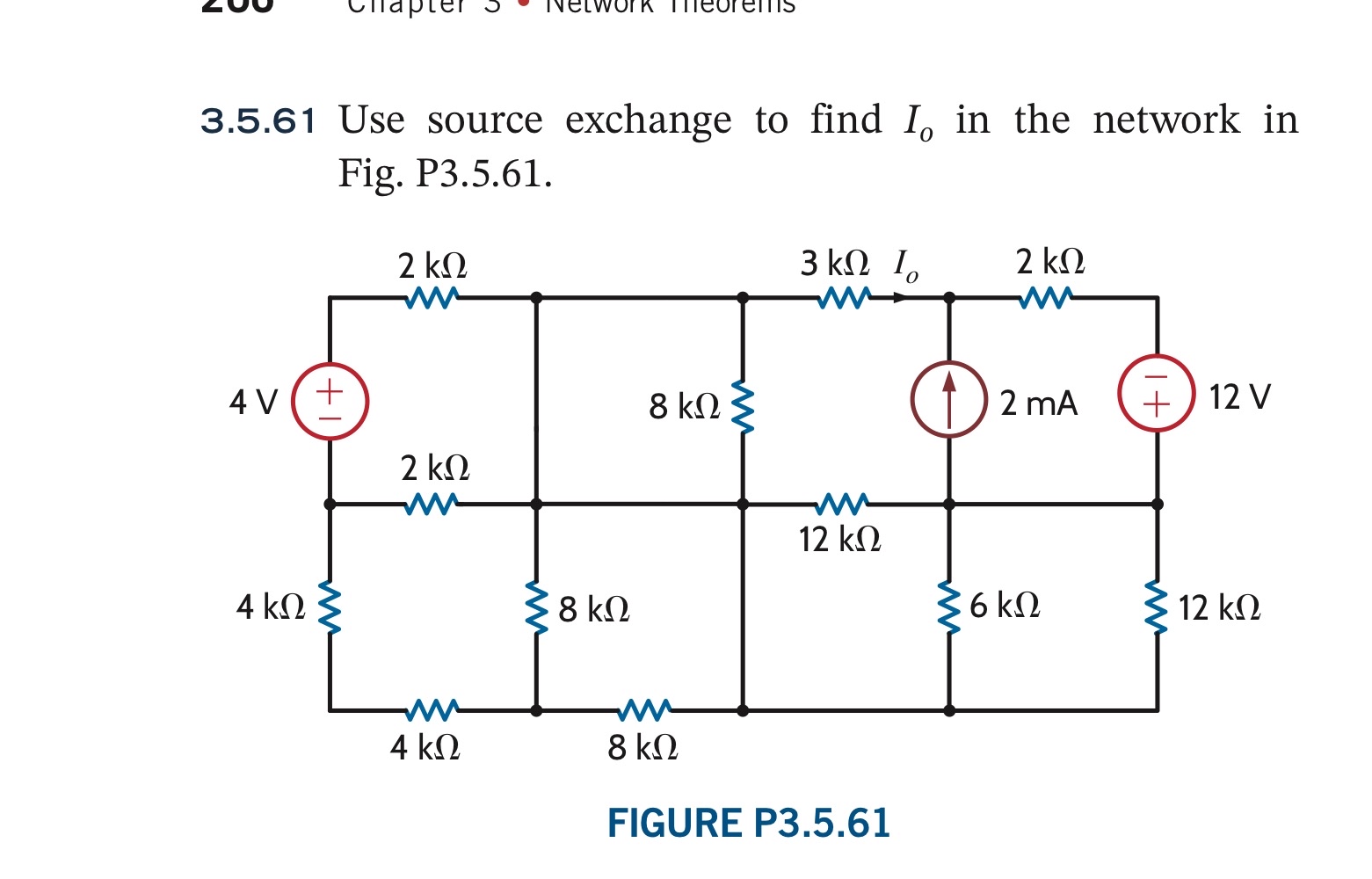 Solved 3.5.61 ﻿Use source exchange to find I0 ﻿in the | Chegg.com