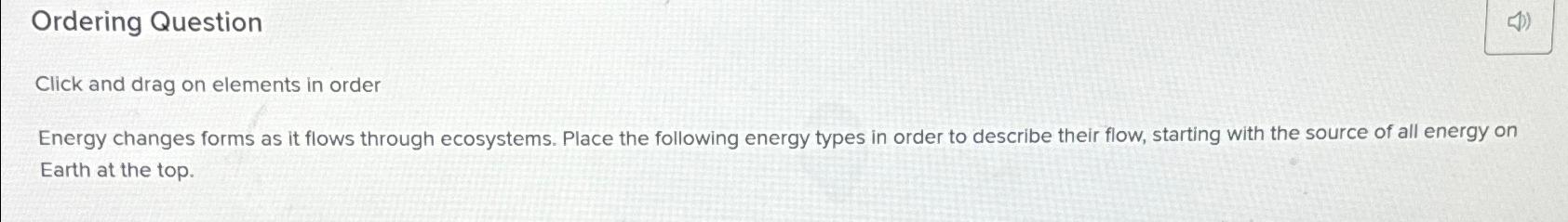 Solved Ordering QuestionClick and drag on elements in | Chegg.com