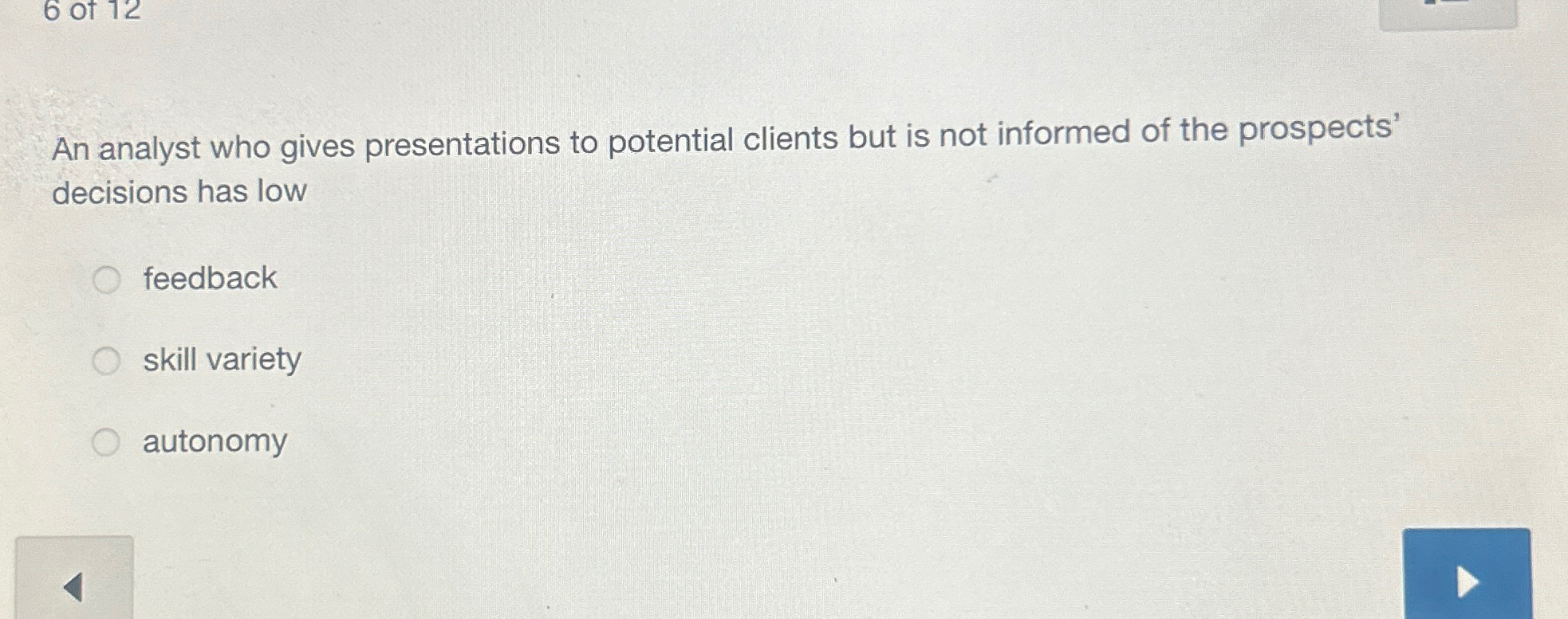 Solved An analyst who gives presentations to potential | Chegg.com