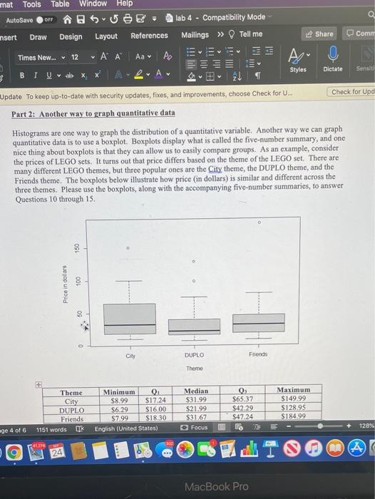 Solved mat Tools Table Window Help AutoSave OFF BUE: lab 4 - | Chegg.com