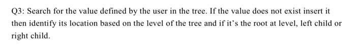 Solved Topic: Binary Search TreeCourse: Data structure. Code | Chegg.com