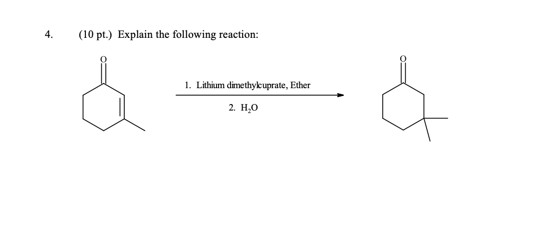 Solved (10 ﻿pt.) ﻿Explain the following reaction:Lithium | Chegg.com