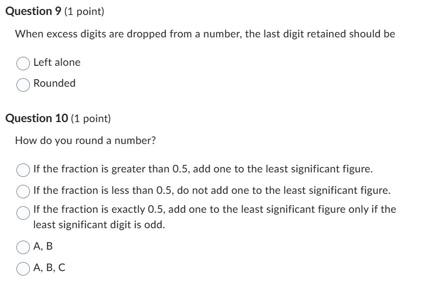 Solved When excess digits are dropped from a number, the | Chegg.com