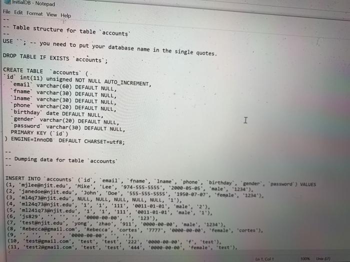 Solved Homework 4 SQL statements Please download the sql | Chegg.com