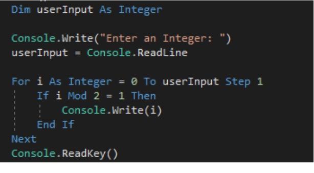 Solved Dim userInput As Integer Console.Write( Solved Dim userInput As Integer Console.Write(