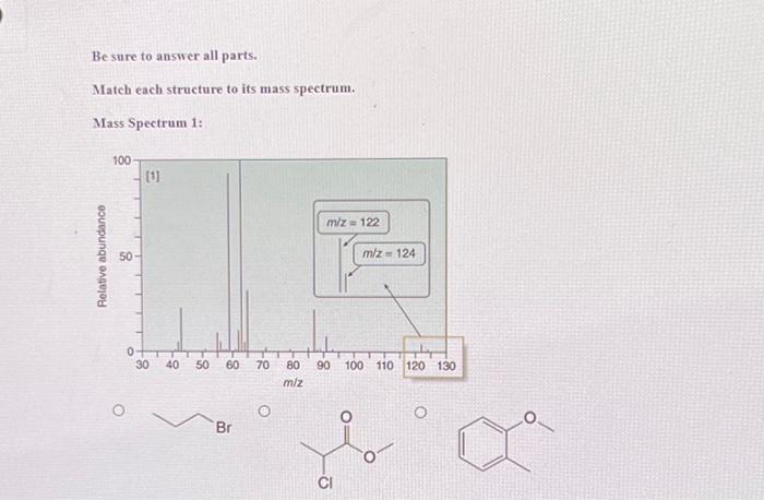Solved Be sure to answer all parts. Match each structure to | Chegg.com