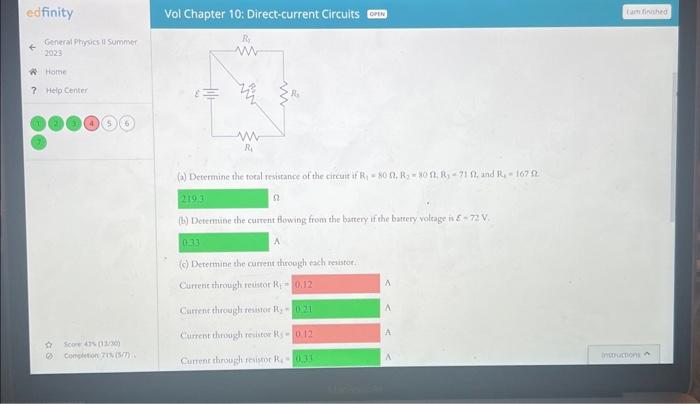 Solved edfinity \& General Physics 1 summer 2023 Horne ? | Chegg.com