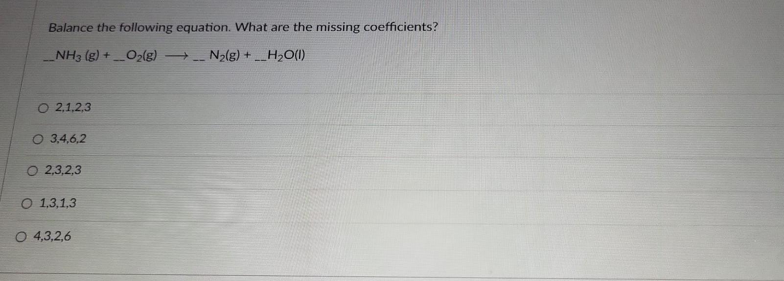 Solved Balance the following equation. What are the missing | Chegg.com
