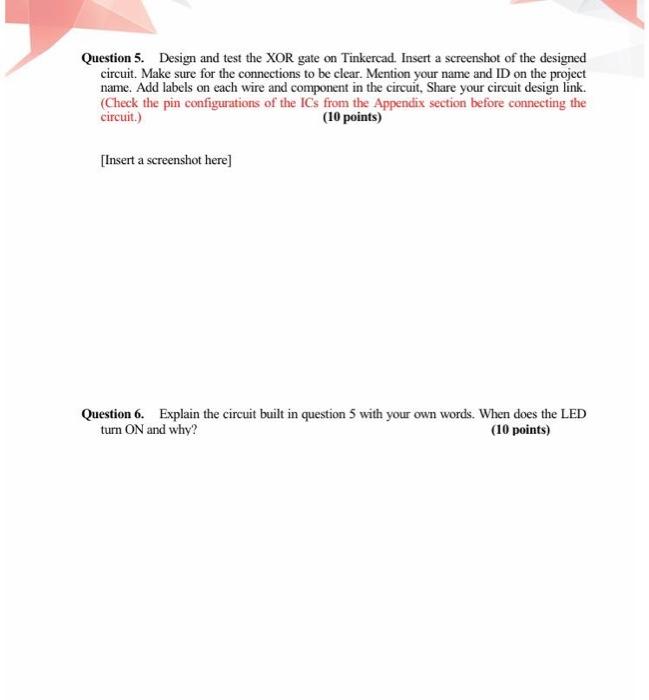 Solved Appendix: ICs Data Sheet BP OND OND 74HCOO QUAD 2-IN | Chegg.com